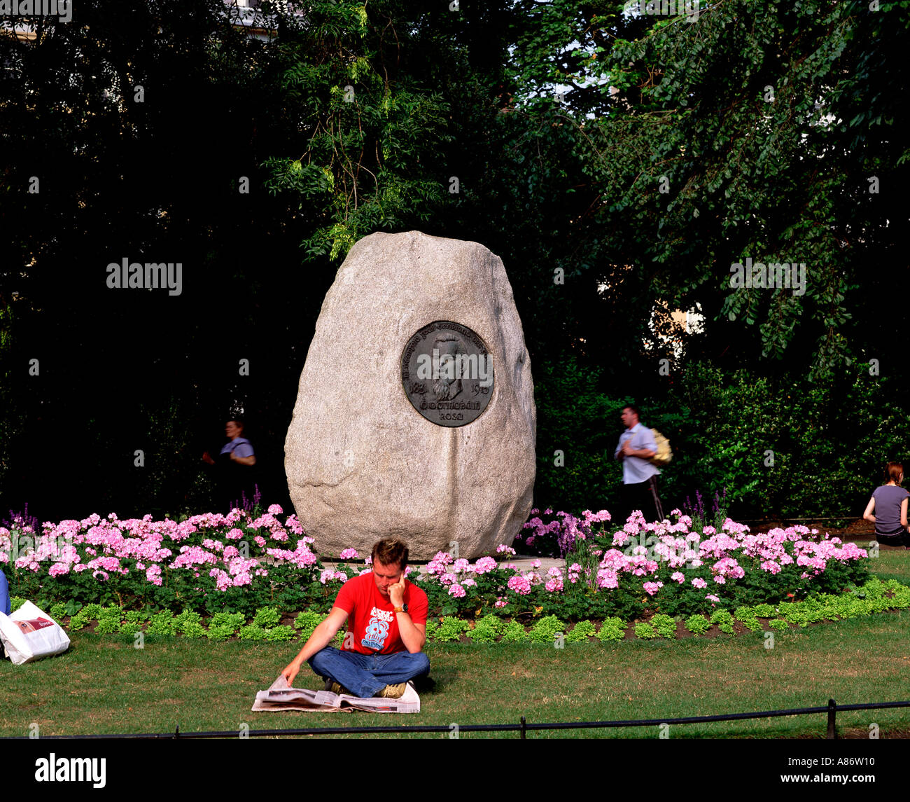 O'donovan Rossa monument in St. Stephen's Green, Dublin, Ireland Stock ...