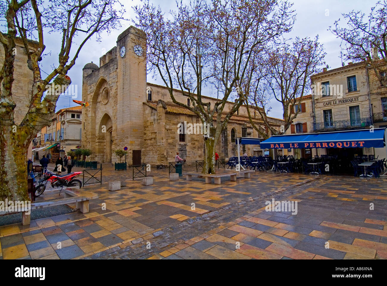 Aigues Mortes Church Notre Dame des Sablons France Stock Photo - Alamy