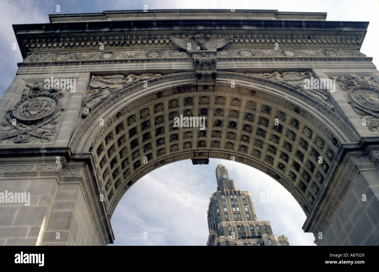 washington square new york Stock Photo - Alamy
