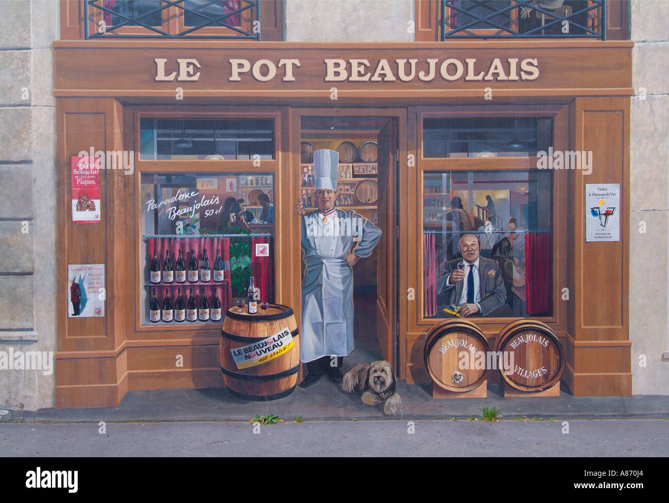 La fresque des lyonnais hi-res stock photography and images - Alamy
