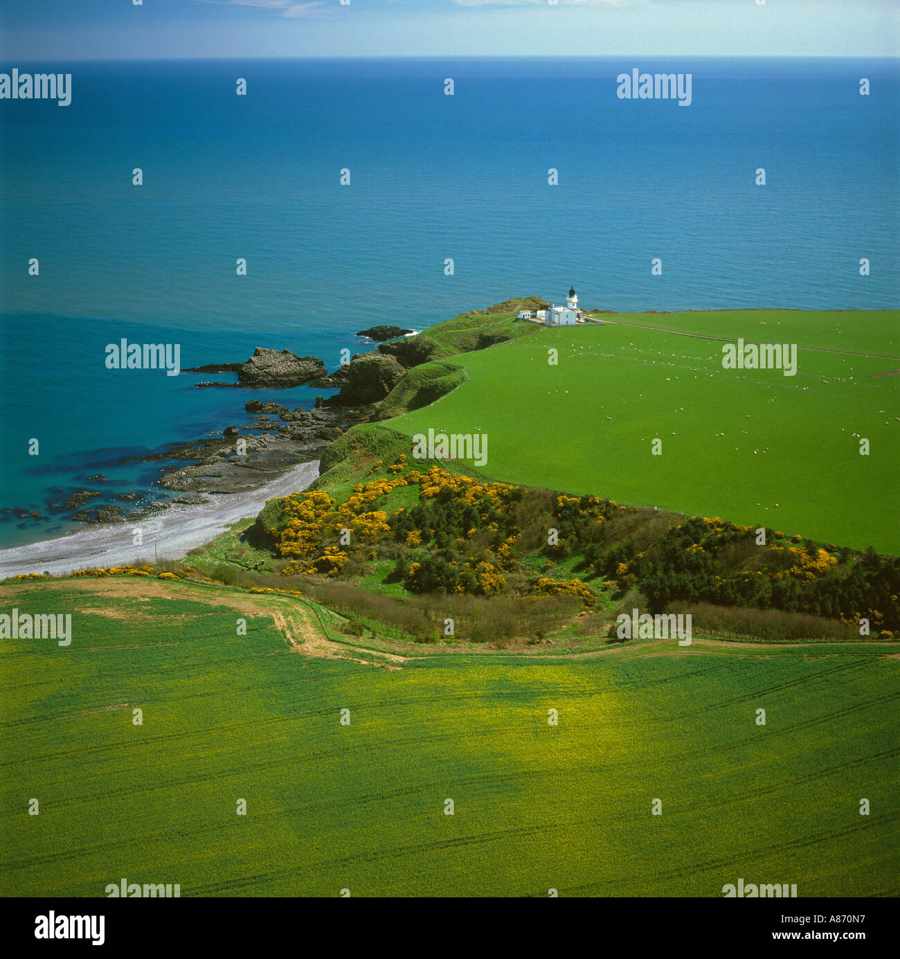 Aberdeen beach aerial hi-res stock photography and images - Alamy