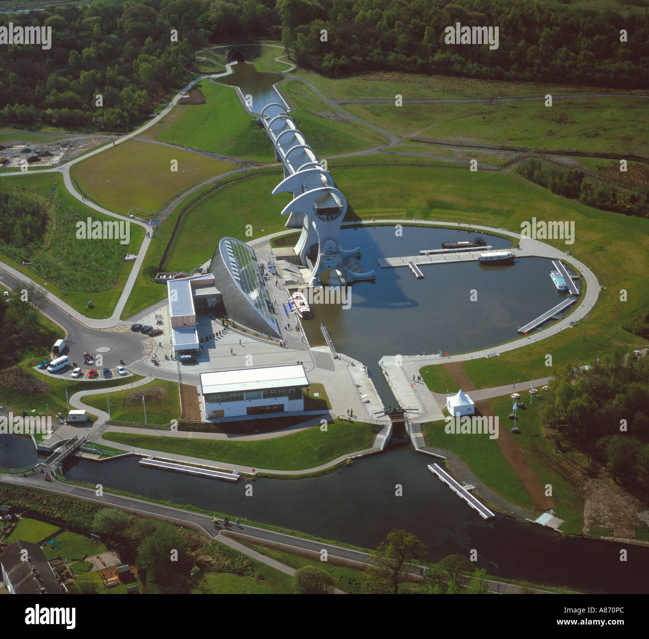 Falkirk Wheel Aerial View High Resolution Stock Photography and Images ...