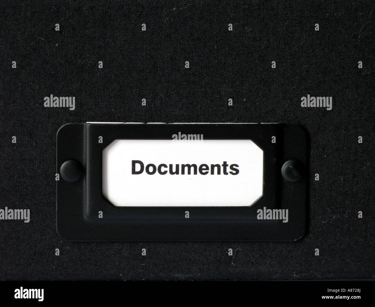 Black Document Box Stock Photo - Alamy