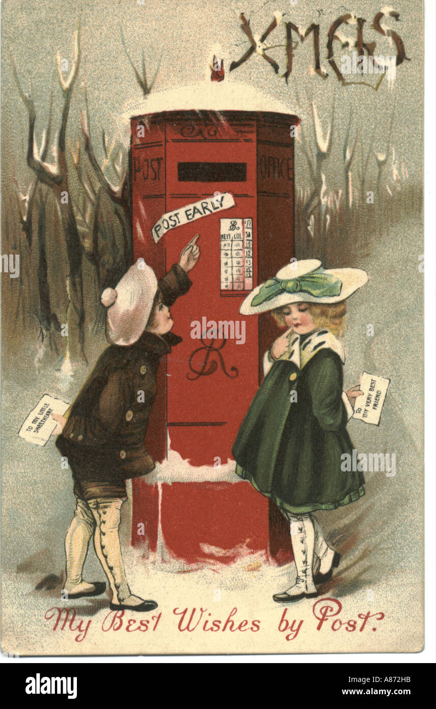 1909 greeting hi-res stock photography and images - Alamy