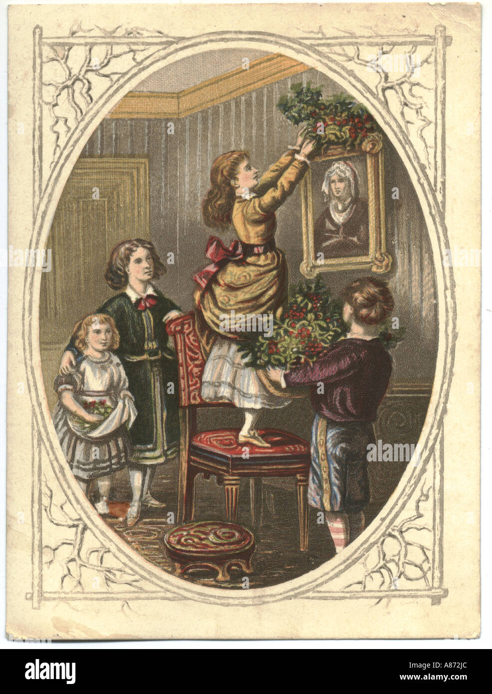 Children portrait 1880 hi-res stock photography and images - Alamy