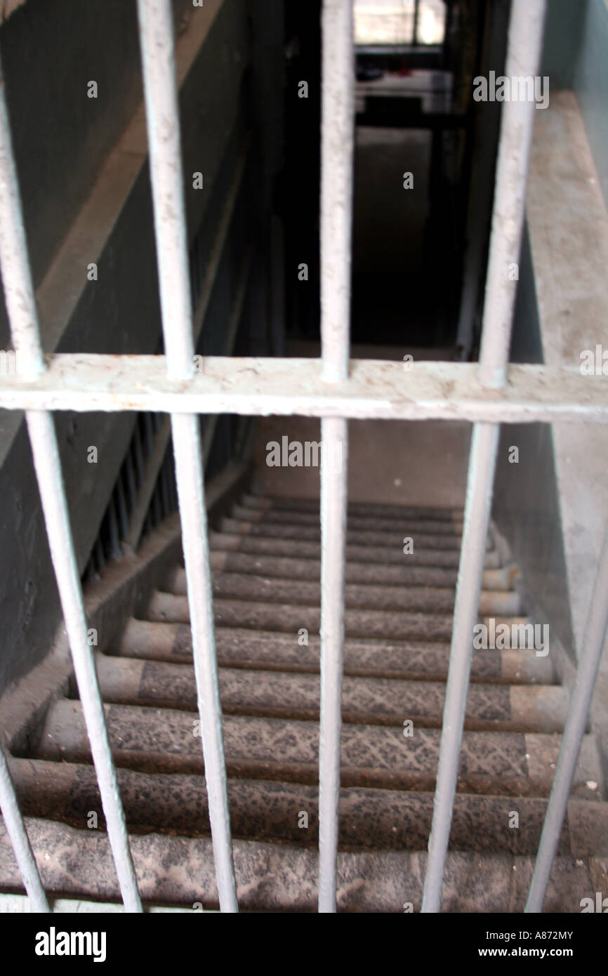 Gated in a Prison Stock Photo - Alamy