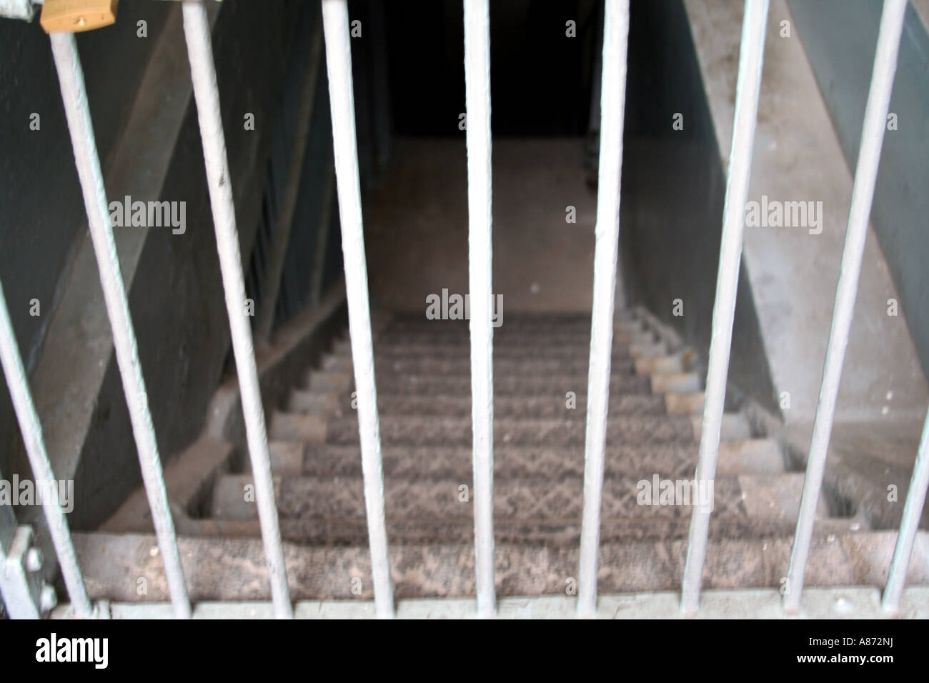 Gated in a Prison Stock Photo - Alamy