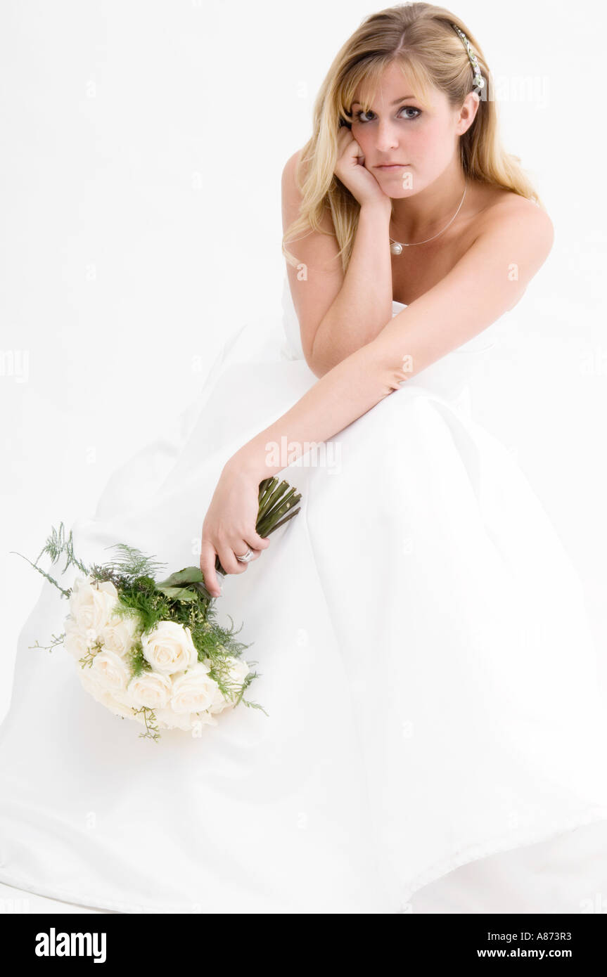 Unhappy bride hi-res stock photography and images - Alamy