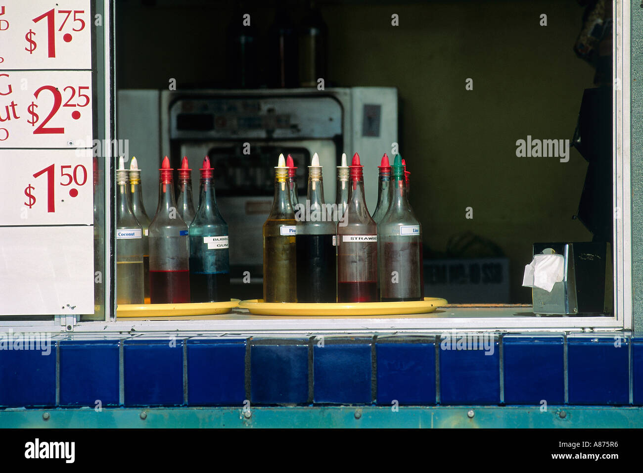 Snack bar San Diego USA Stock Photo - Alamy