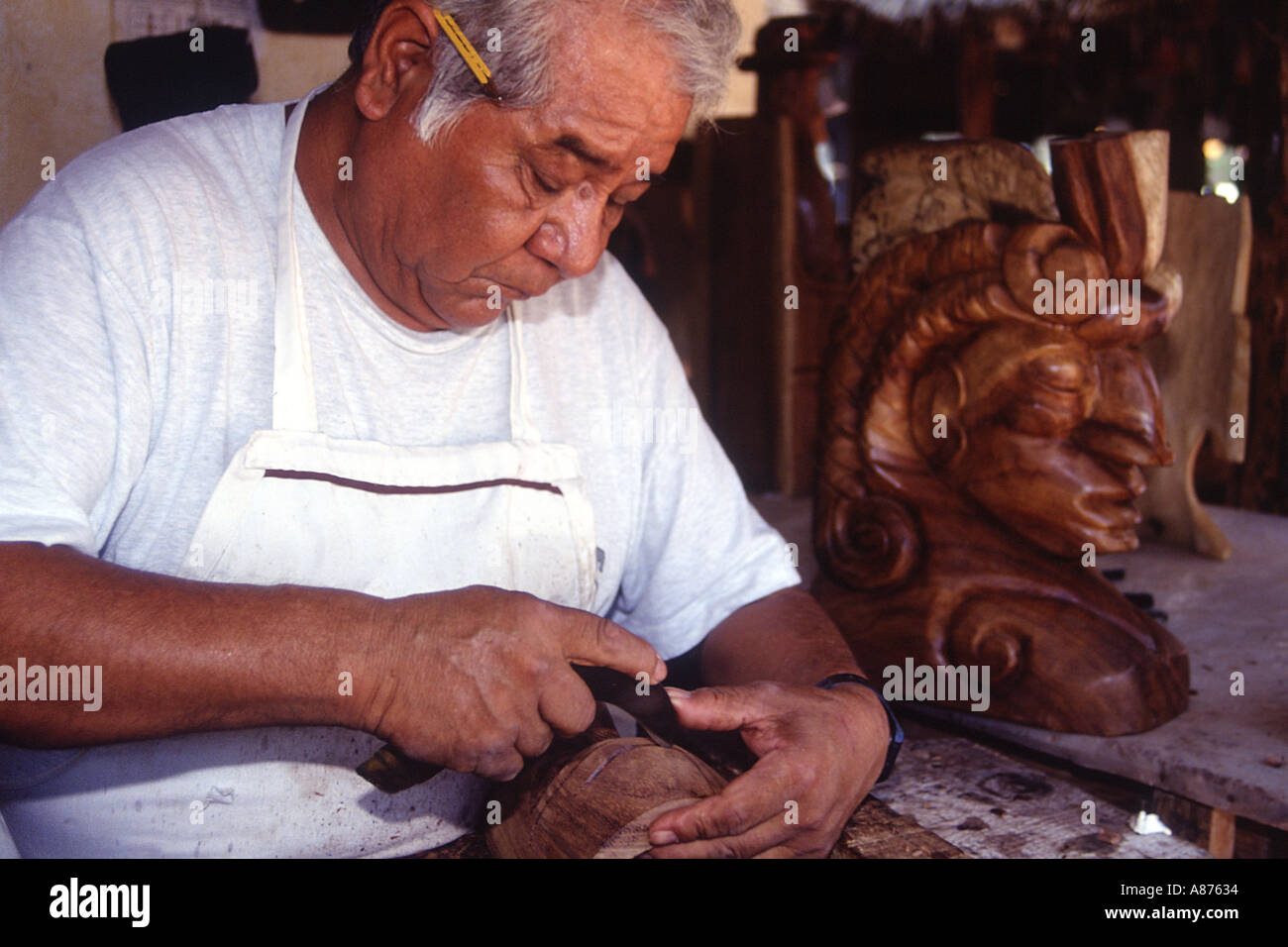 Master woodcarver hi-res stock photography and images - Alamy