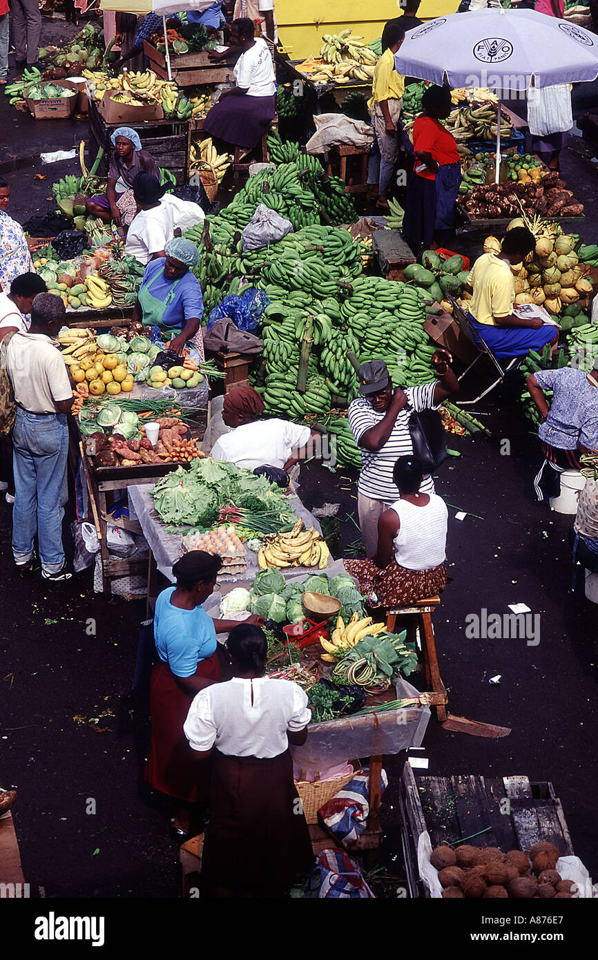 Grenada food market hi-res stock photography and images - Alamy