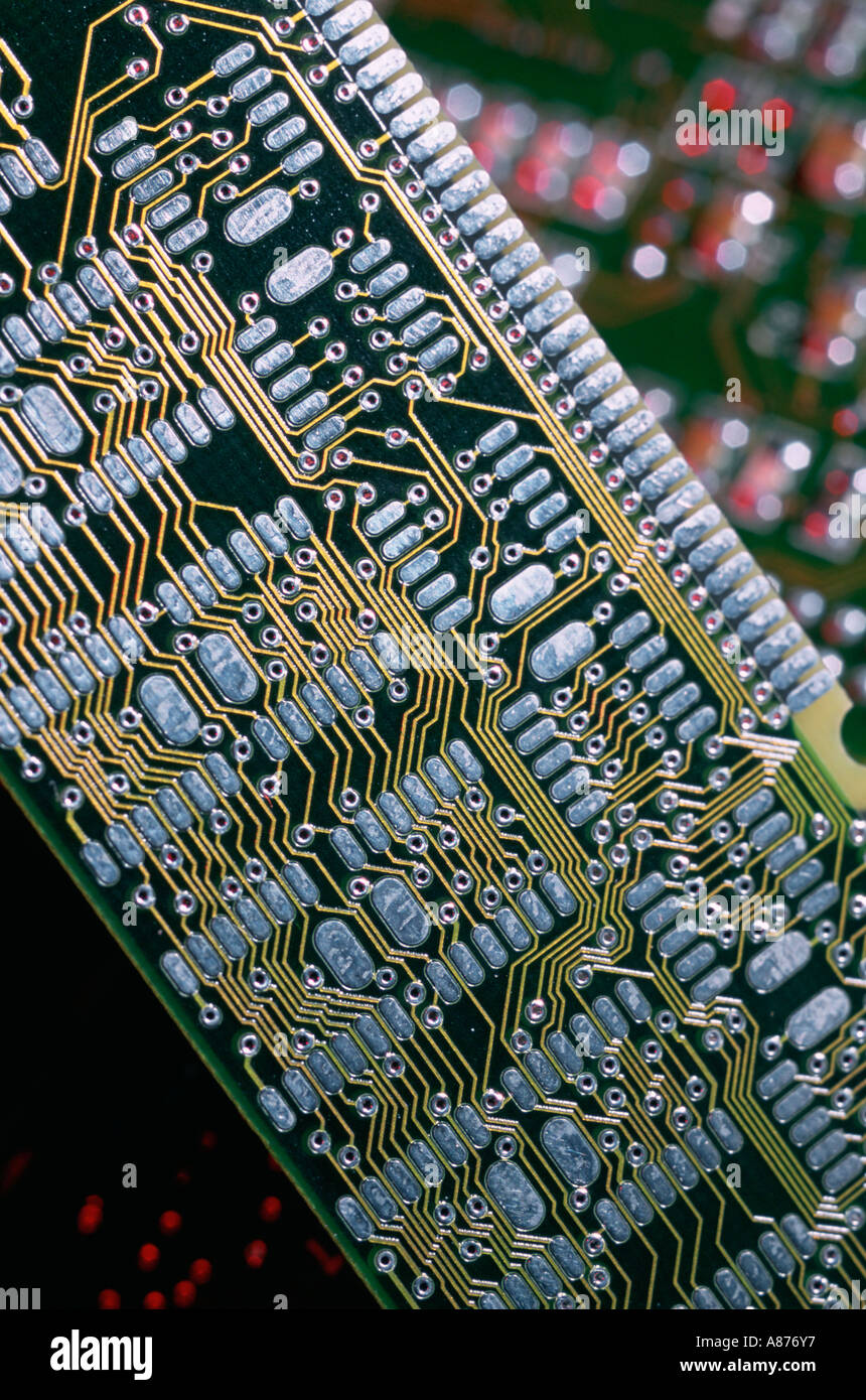 Closeup details computer memory ram hi-res stock photography and images ...