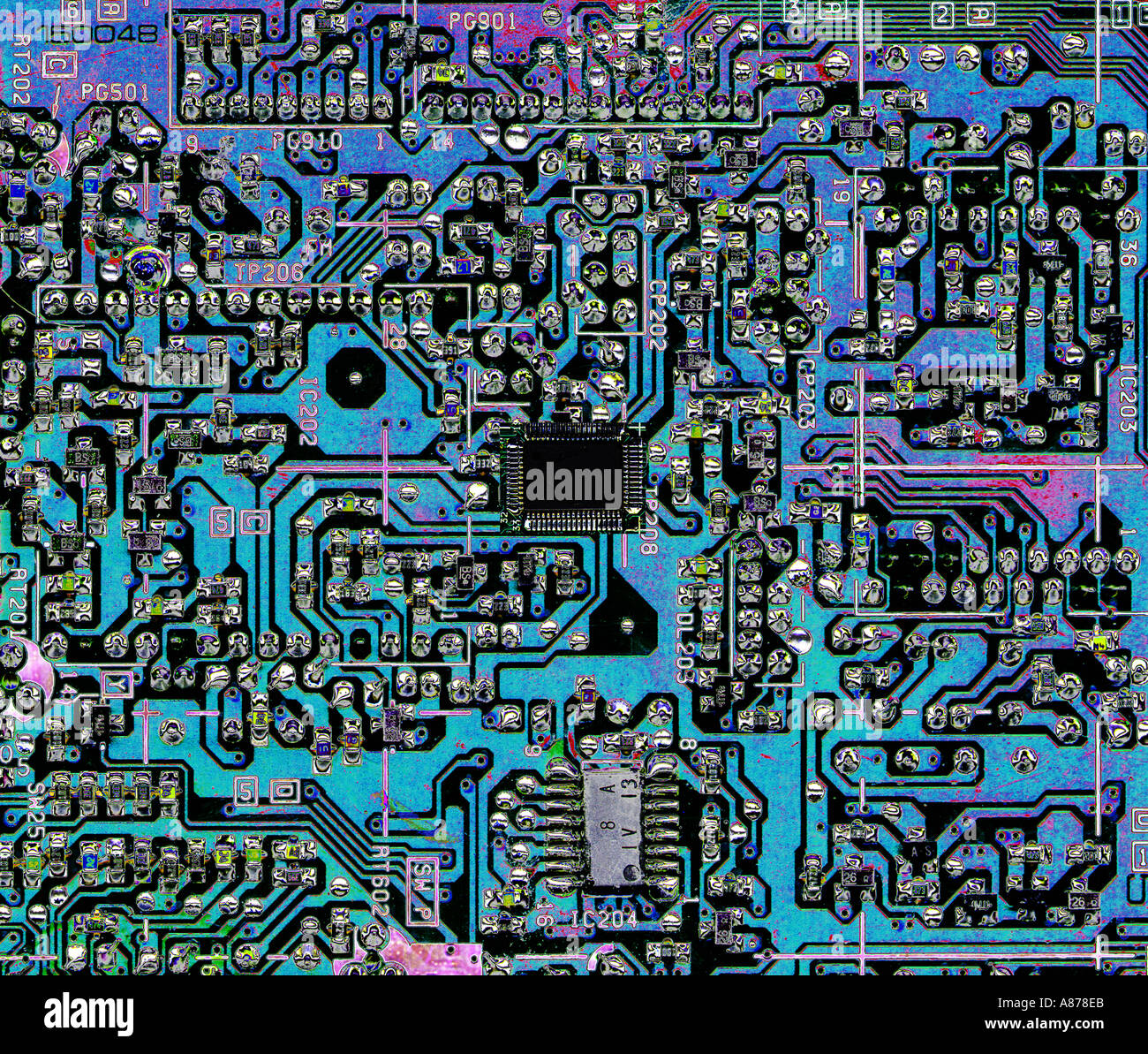 Circuitboard colour hi-res stock photography and images - Alamy