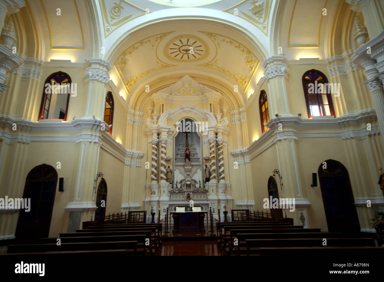 Interior of St. Joseph’s Seminary and Church, Macau Stock Photo - Alamy