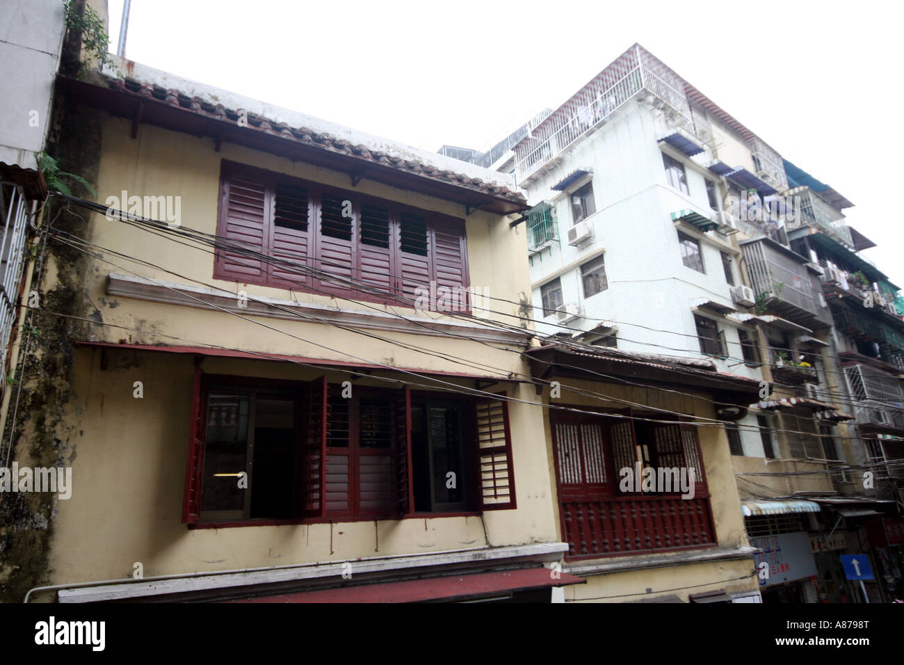 Macau Residential Buildings Stock Photo - Alamy