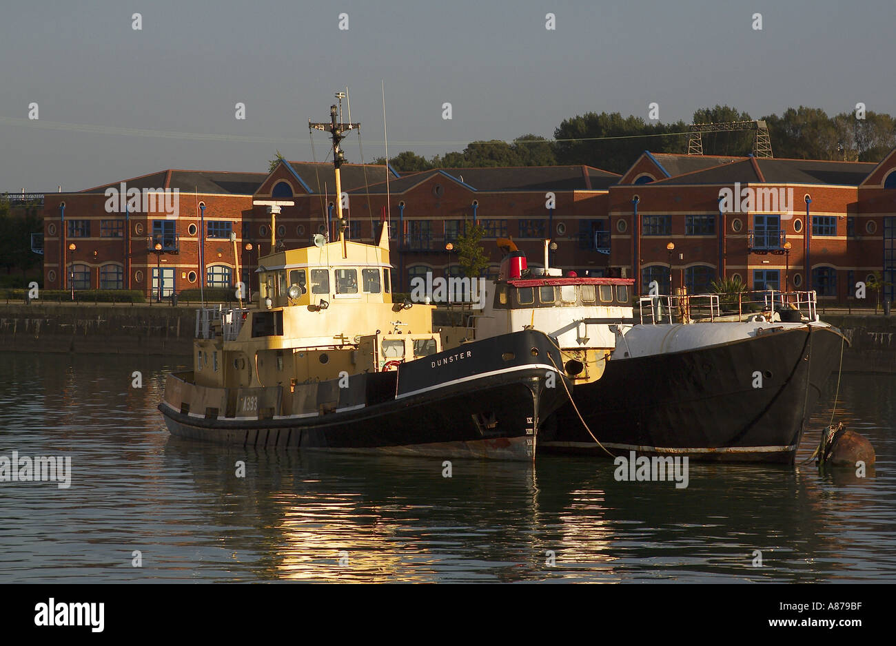 Two ships at Preston docks Stock Photo - Alamy