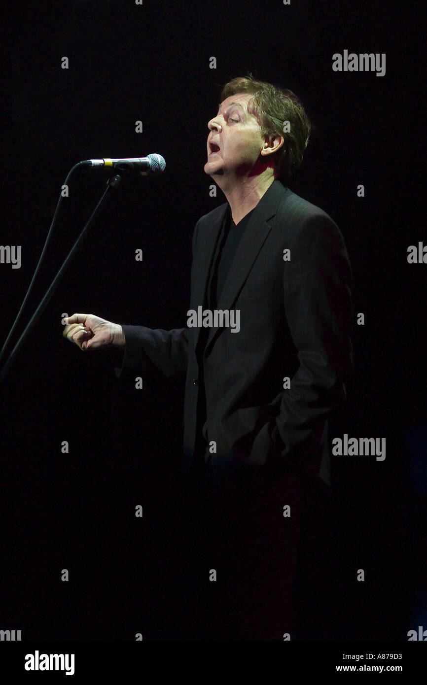 Paul McCartney at the Empire Liverpool Stock Photo - Alamy