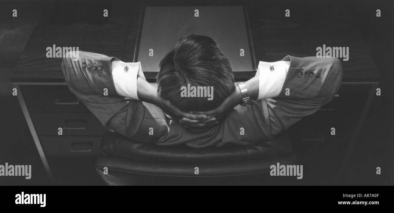 Overhead shot male worker Black and White Stock Photos & Images - Alamy