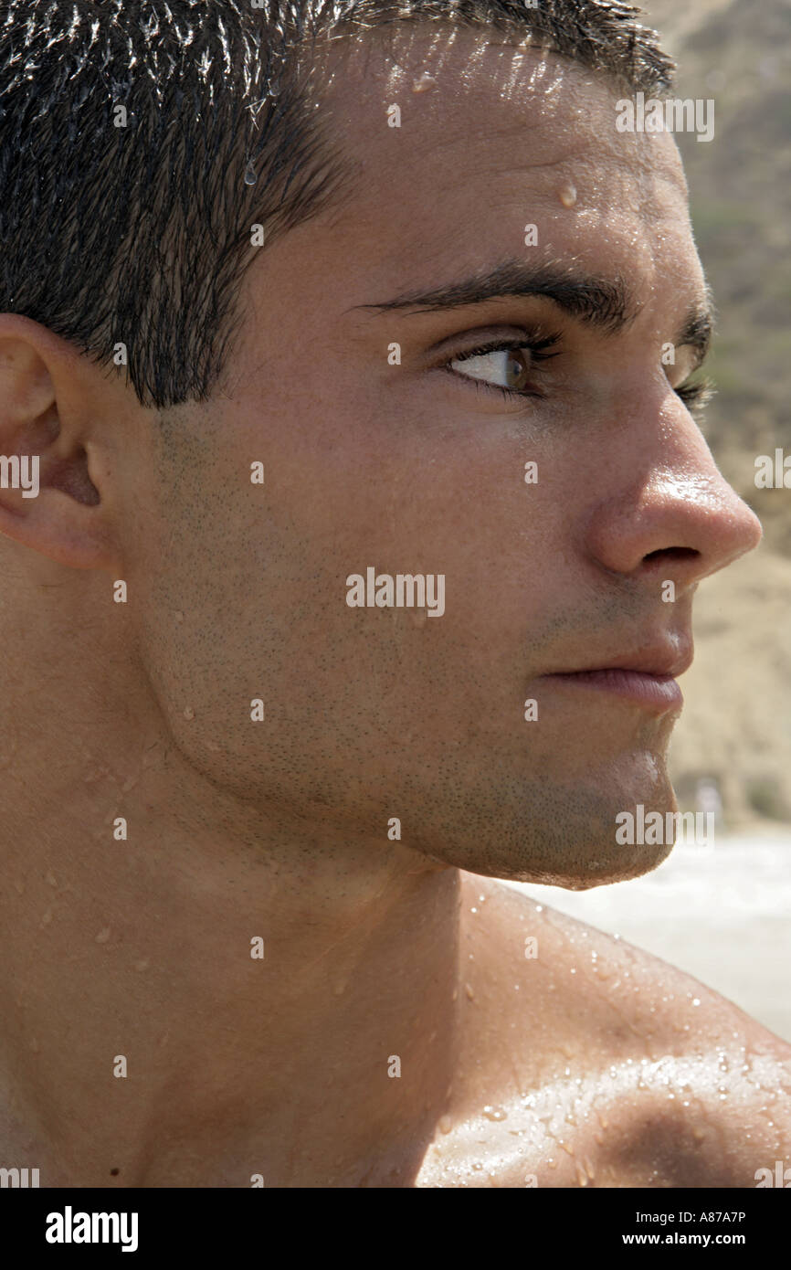 Portrait of a young man Stock Photo - Alamy
