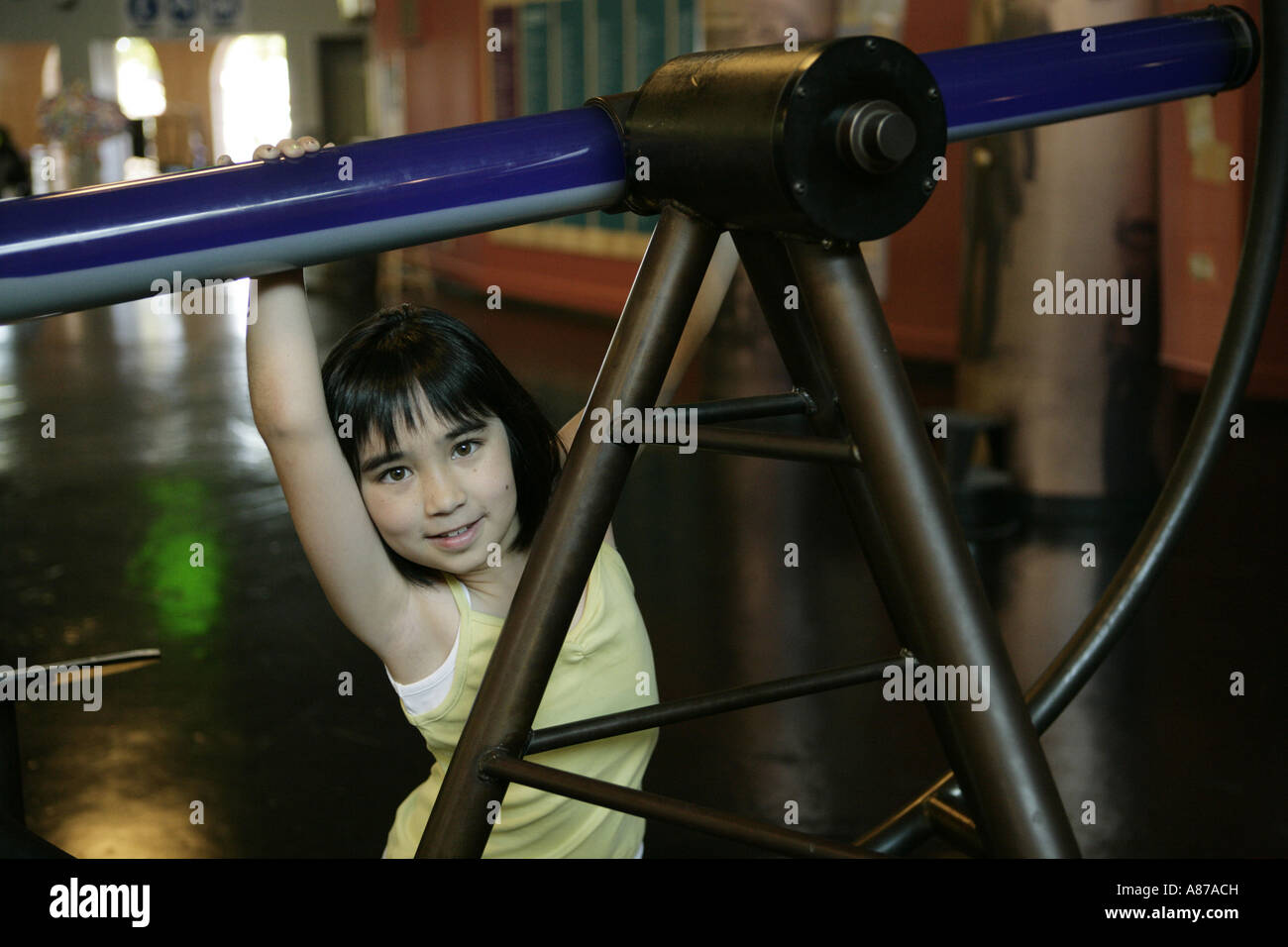 Girl exploring invention Stock Photo - Alamy Girl exploring invention Stock Photo - Alamy