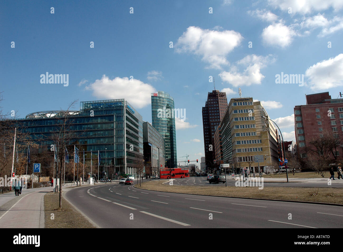 New Arcitecture at Potsdamer Platz Building Berlin Germany Stock Photo ...