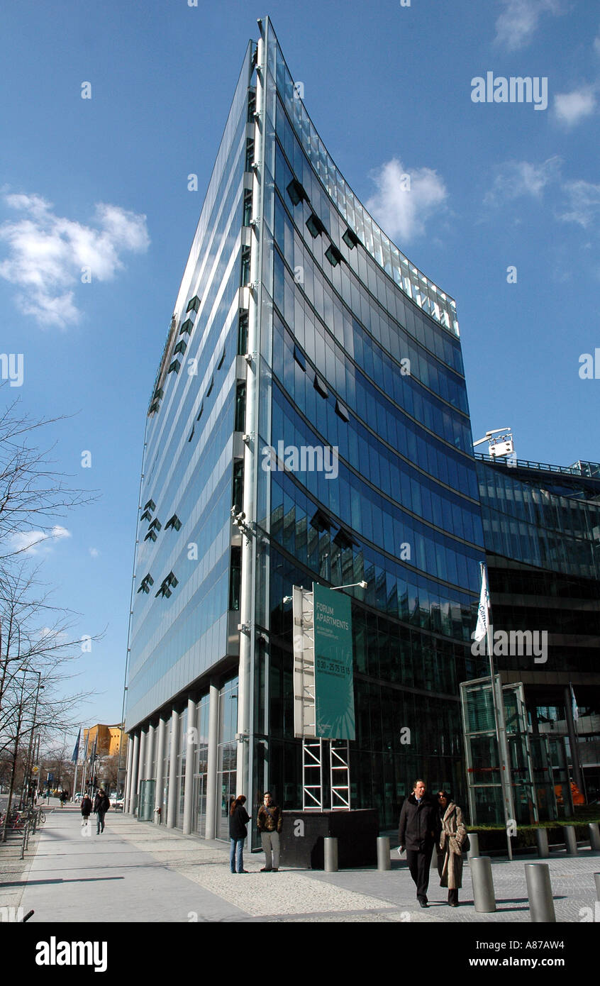 New Arcitecture at Potsdamer Platz Building Berlin Germany Stock Photo ...
