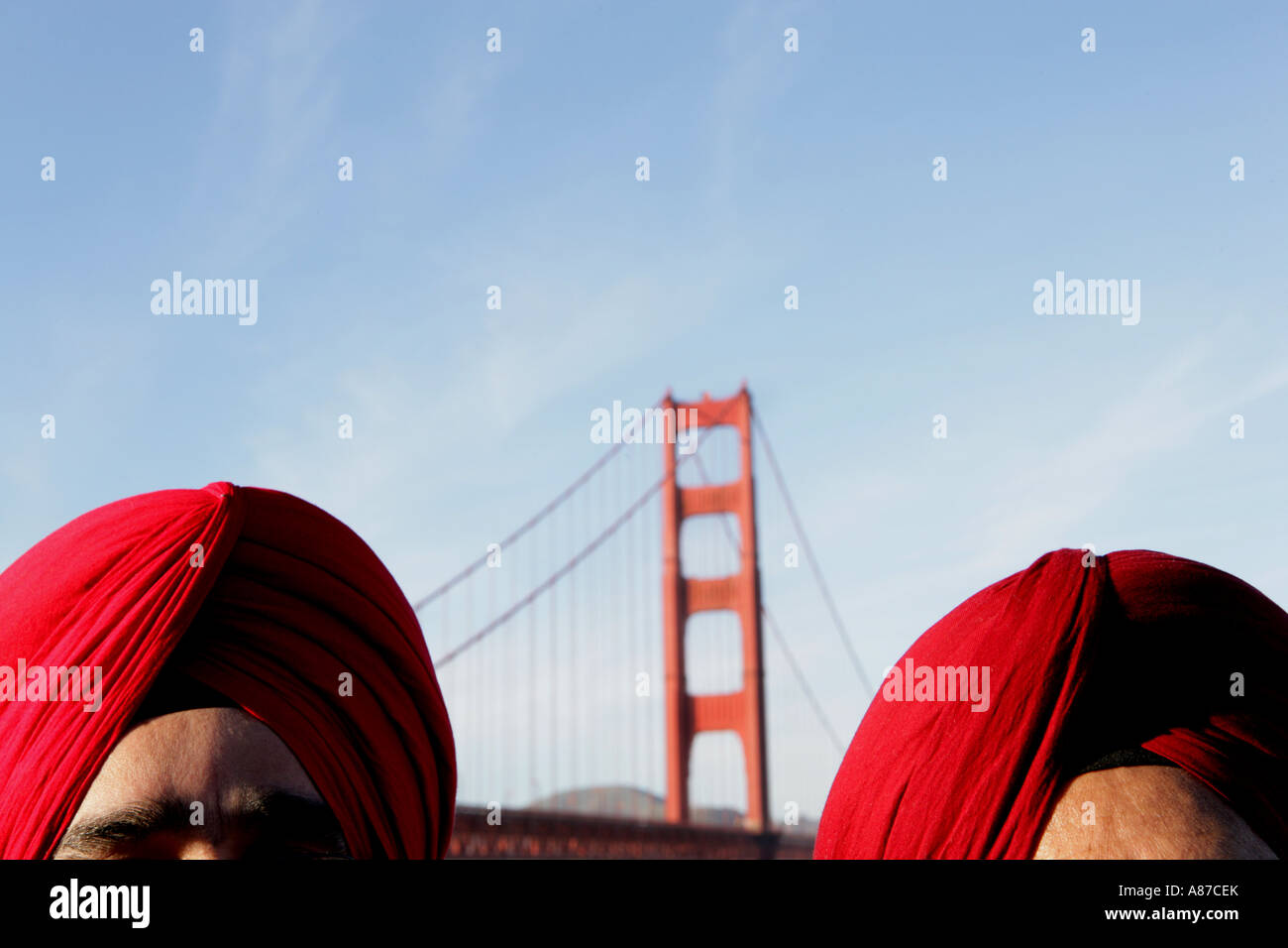 View of the top of turbans Stock Photo - Alamy