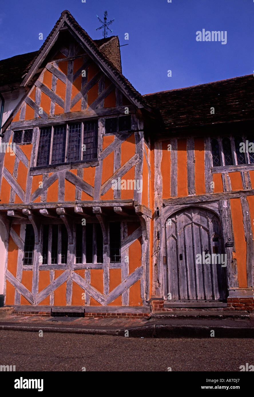 Little hall Lavenham Suffolk England Stock Photo - Alamy