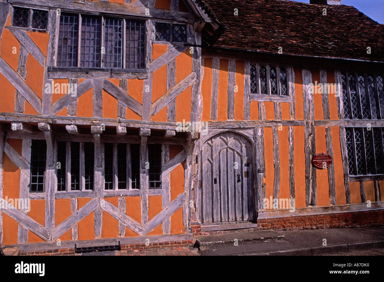 Little hall Lavenham Suffolk England Stock Photo - Alamy