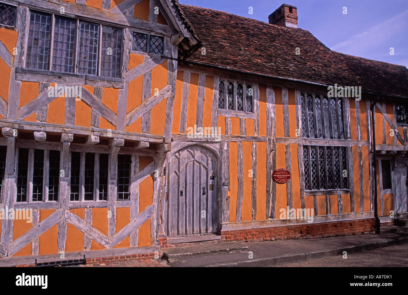 Little hall Lavenham Suffolk England Stock Photo - Alamy