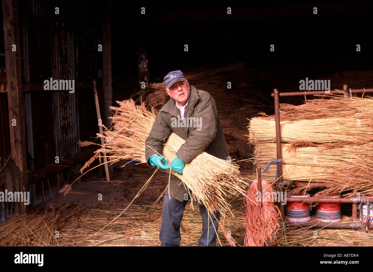 Hand thatching hi-res stock photography and images - Alamy
