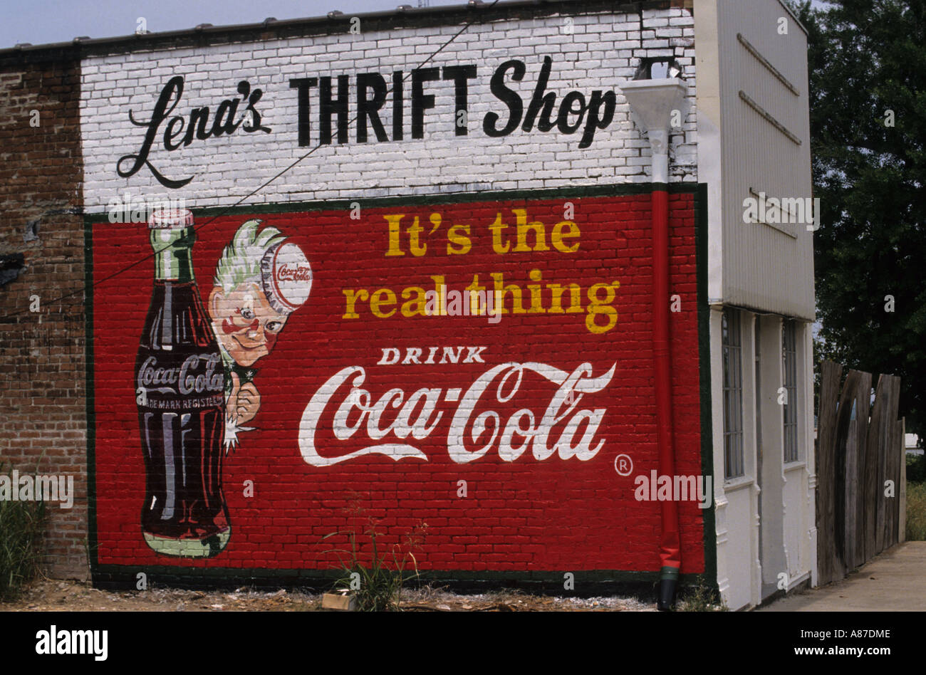 Coca Cola it s the real thing Stock Photo - Alamy