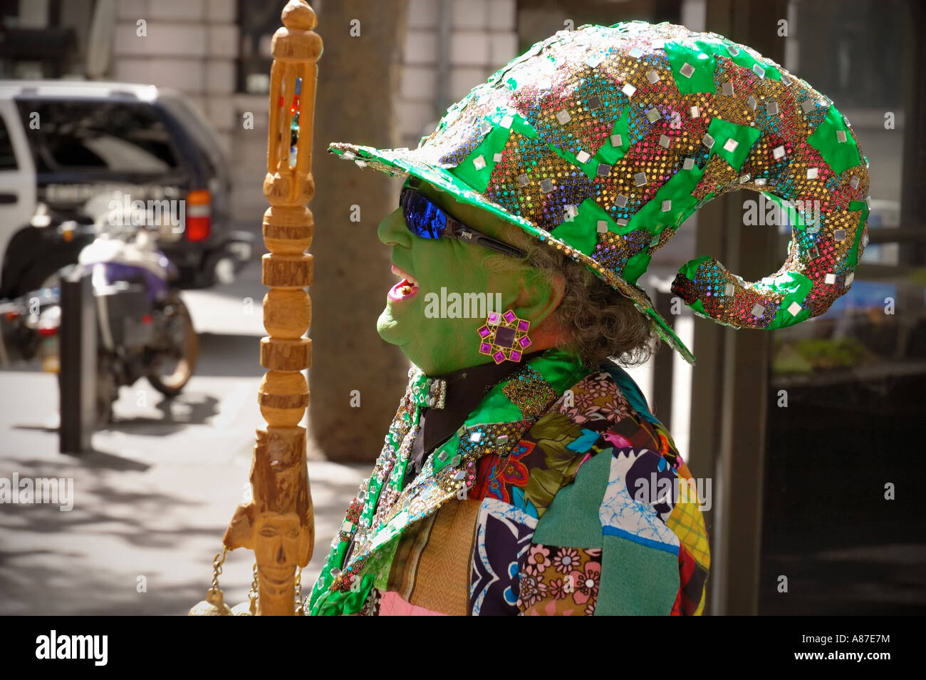 costumed street performer Stock Photo - Alamy