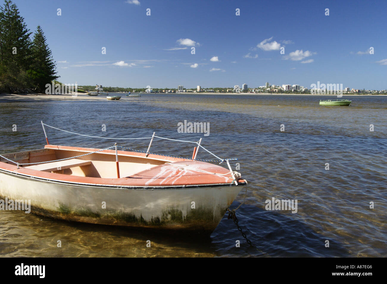 OLD DINGHY SUNSHINE COAST QUEENSLAND AUSTRALIA BAPDA6771 Stock Photo ...