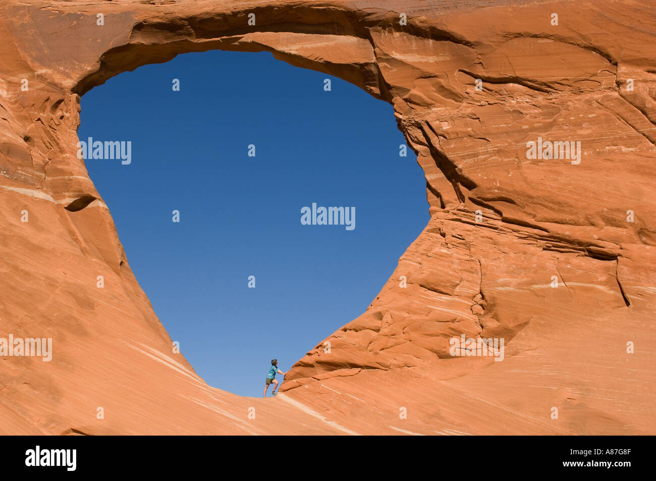 Sandstone arch Chinle area ARIZONA Stock Photo - Alamy