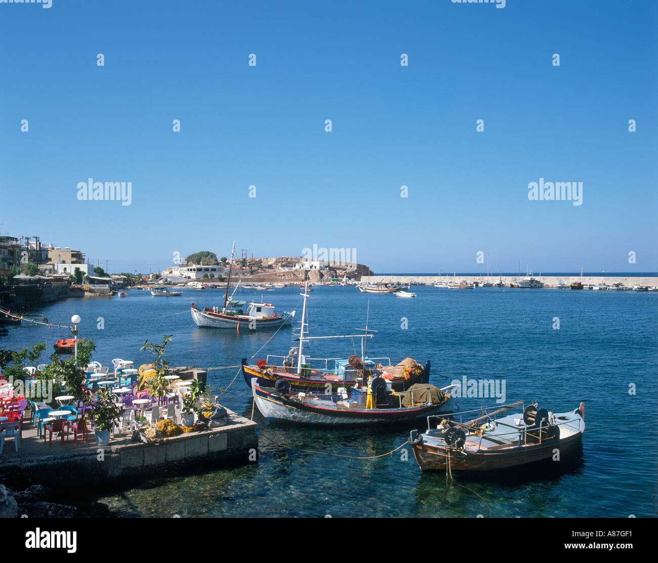 Hersonissos old town hi-res stock photography and images - Alamy
