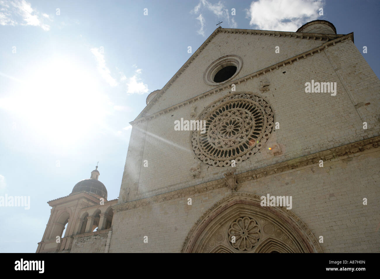 Church under sky, low angle view Stock Photo - Alamy