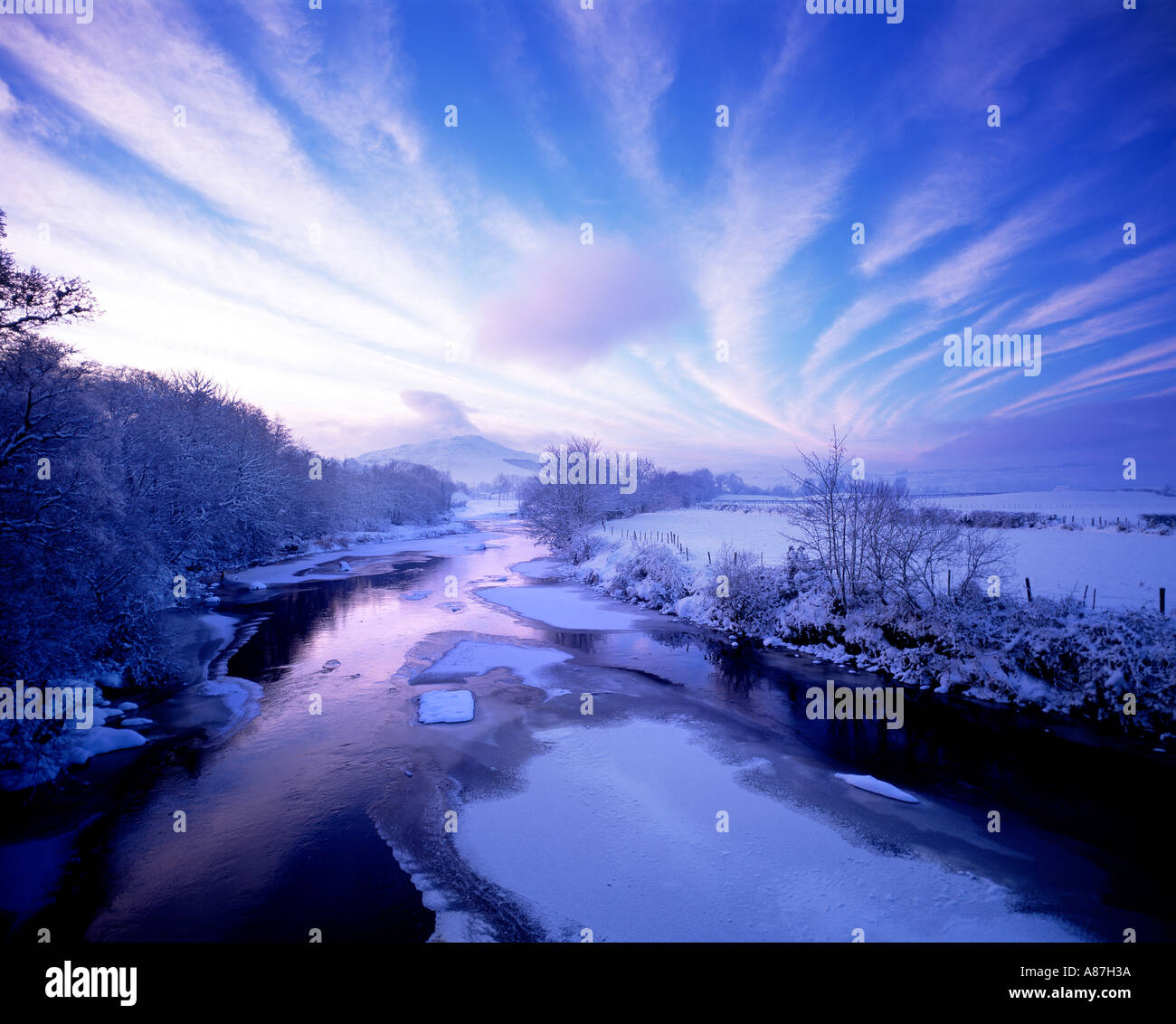 snowscape, county Tyrone, Northern Ireland Stock Photo - Alamy