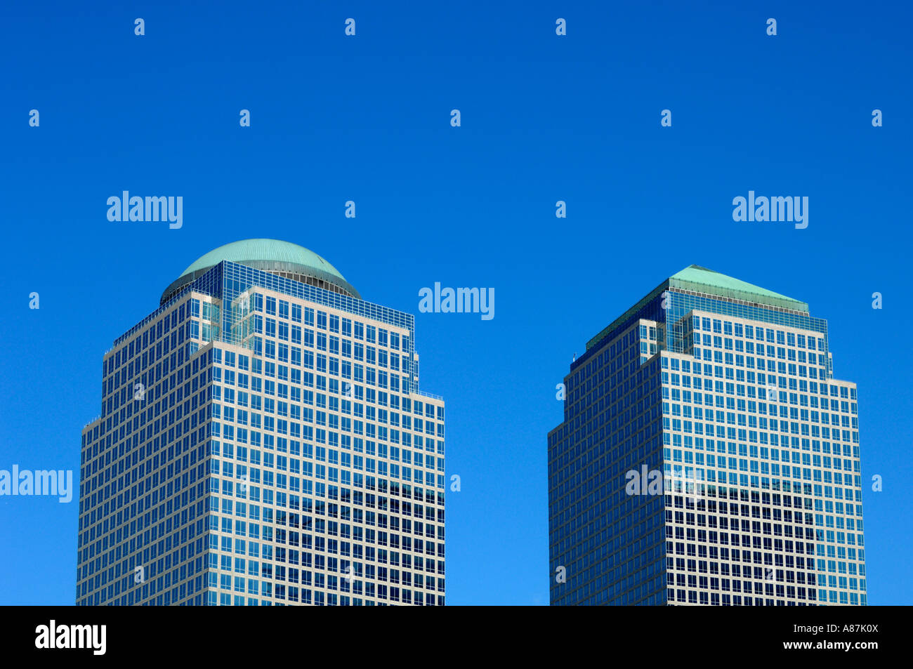 World financial center buildings New York city USA Stock Photo - Alamy
