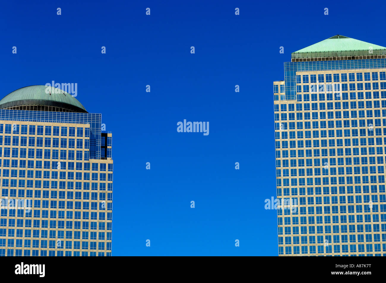 World financial center buildings New York city USA Stock Photo - Alamy