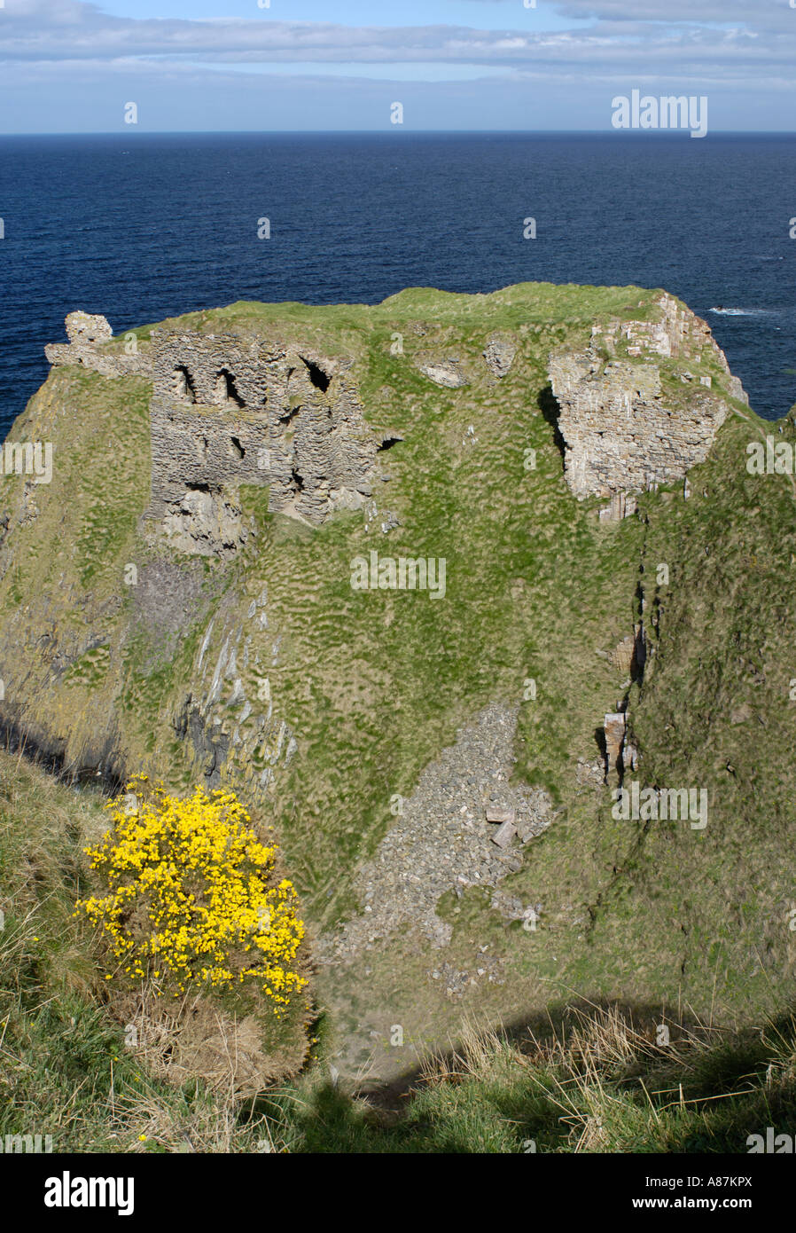 The ruins of Findlater 14th century Castle abandoned it soon after the ...