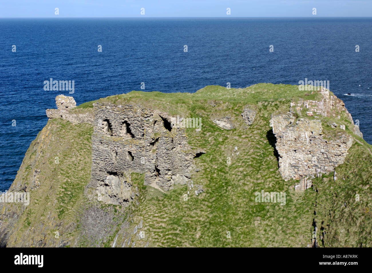 The ruins of Findlater 14th century Castle abandoned it soon after the ...
