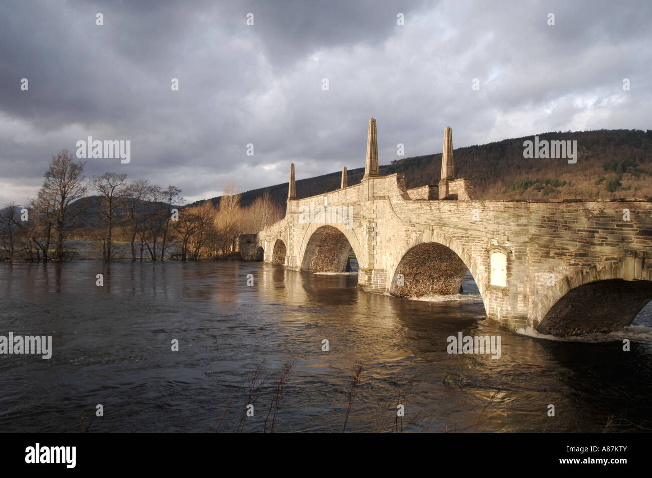 General George Wade's Bridge over the River Tay at Aberfeldy Perthshire ...