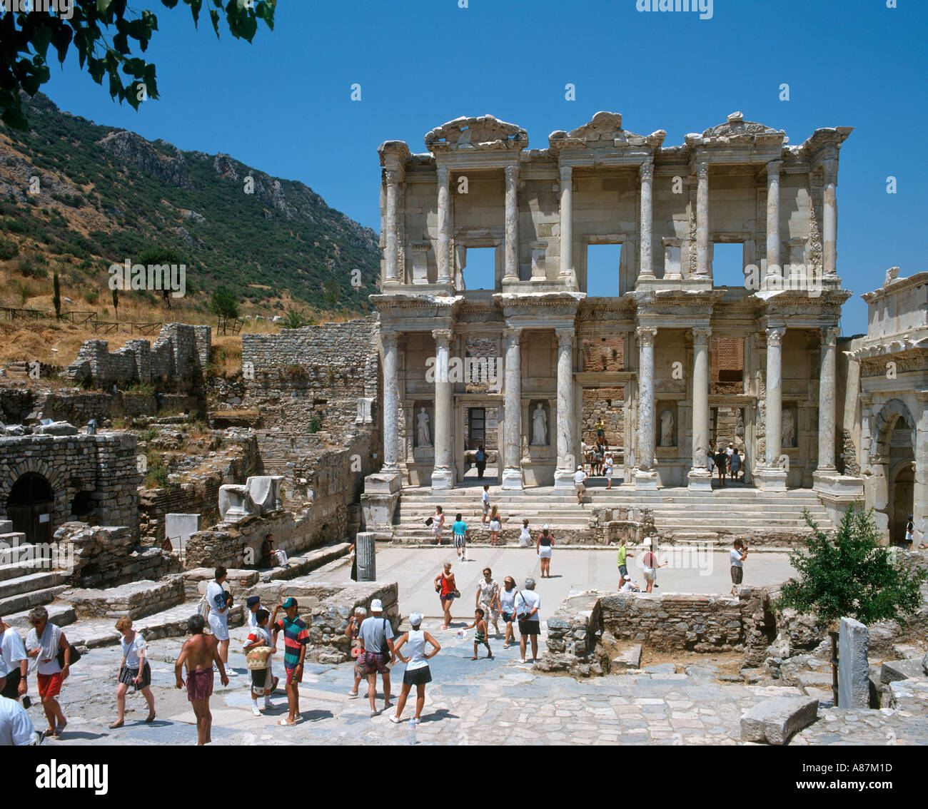 Library of Celsus, Ephesus, Turkey Stock Photo - Alamy