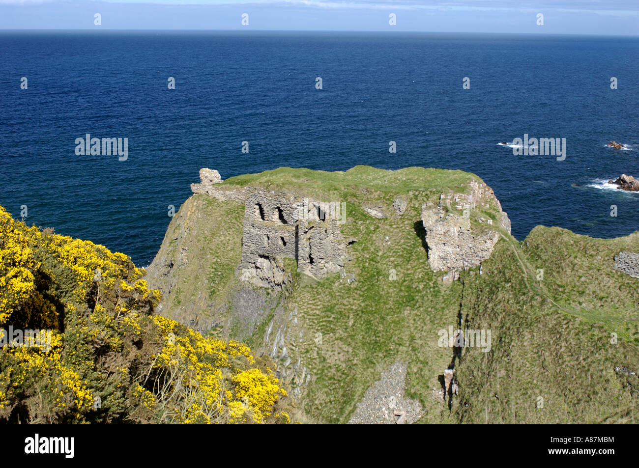 Findlater Castle is on a tiny peninsula which sticks out into the North ...