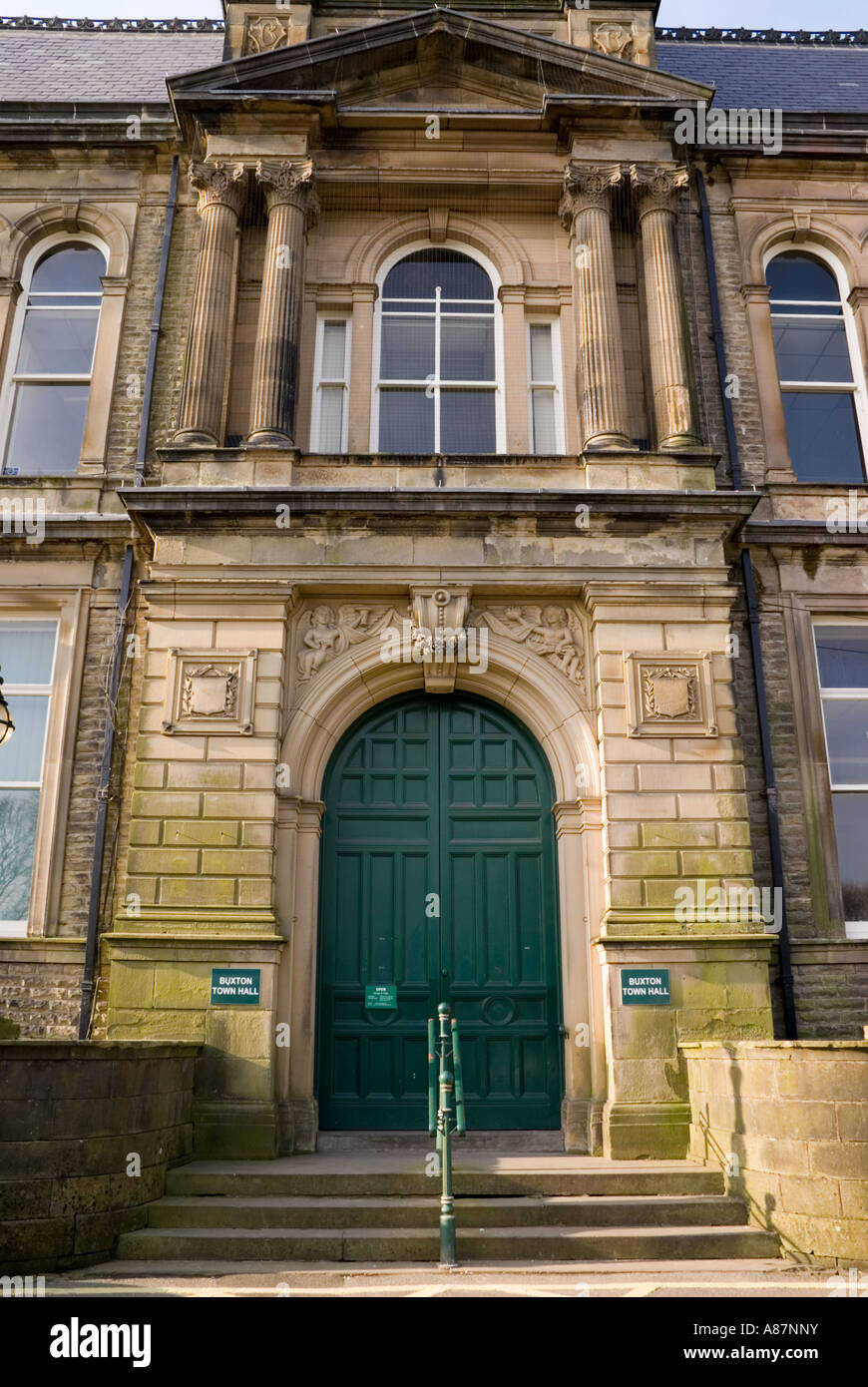Buxton town hall buxton derbyshire hi-res stock photography and images ...