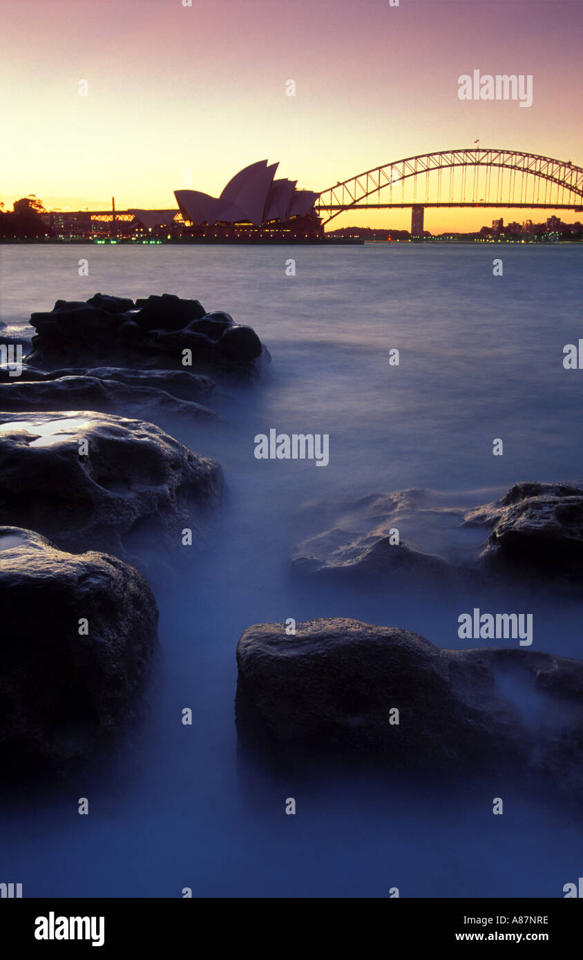 Atmospheric australia australian bay bridge buildings calm city hi-res ...