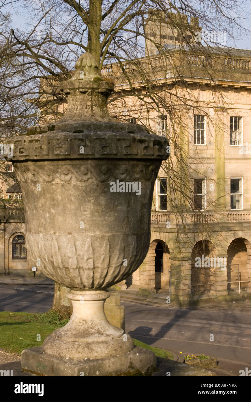 The Crescent and Urn, Buxton Stock Photo - Alamy
