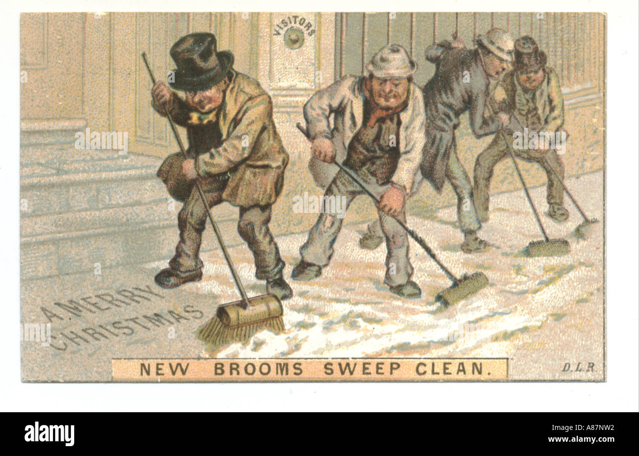 Christmas card sweepers 19th century hi-res stock photography and ...