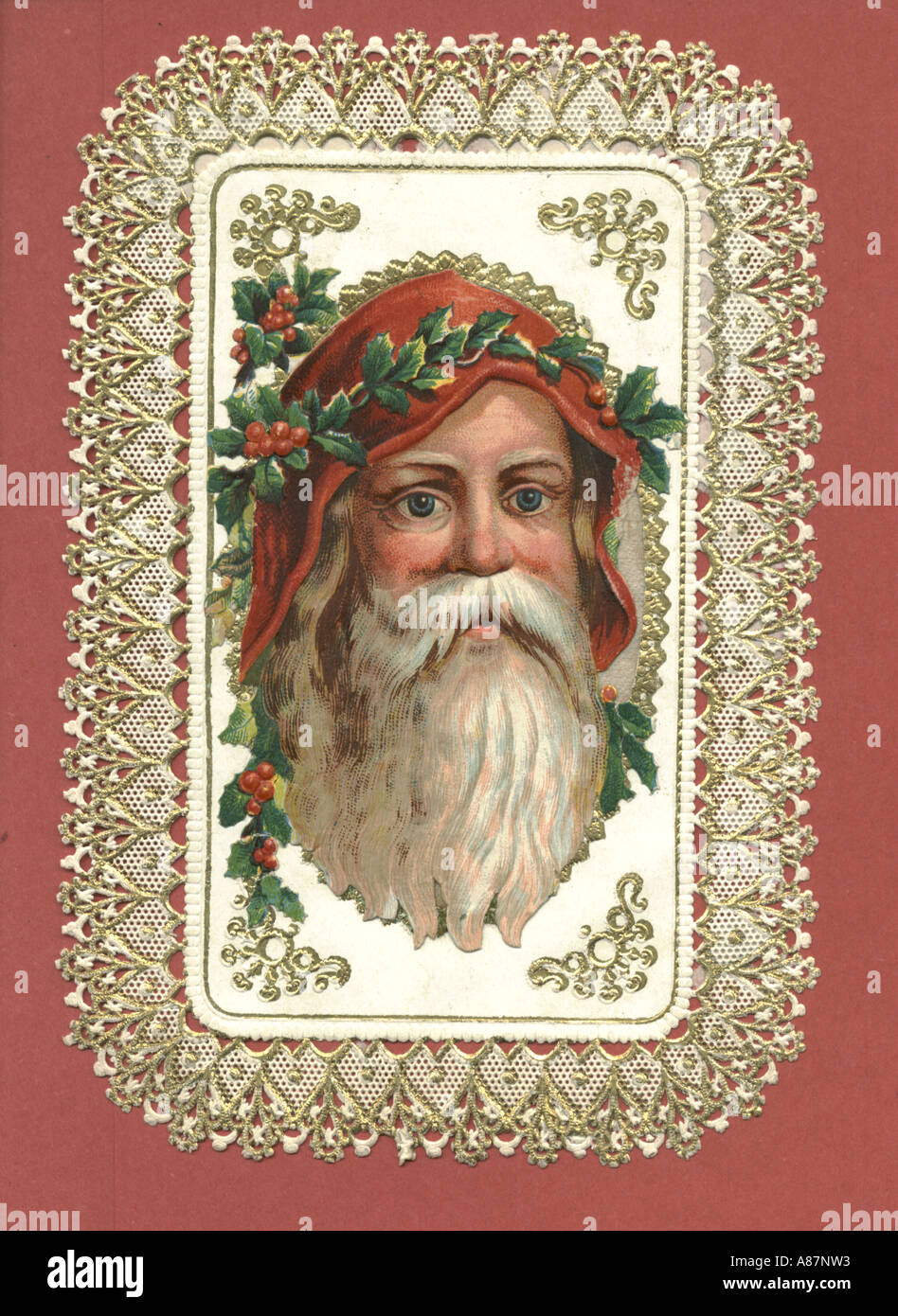 Victorian father christmas hi-res stock photography and images - Alamy